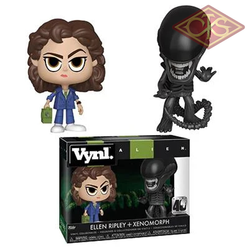FUNKO Vynl. - Alien - Ellen Ripley + Xenomorph (10cm)| The Kid ...